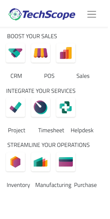 TechScope | Odoo Partner | Select the best ERP